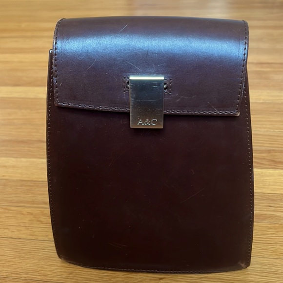 A&C | Bags | Ac Small Leather Knapsack Simple Design With Leather ...